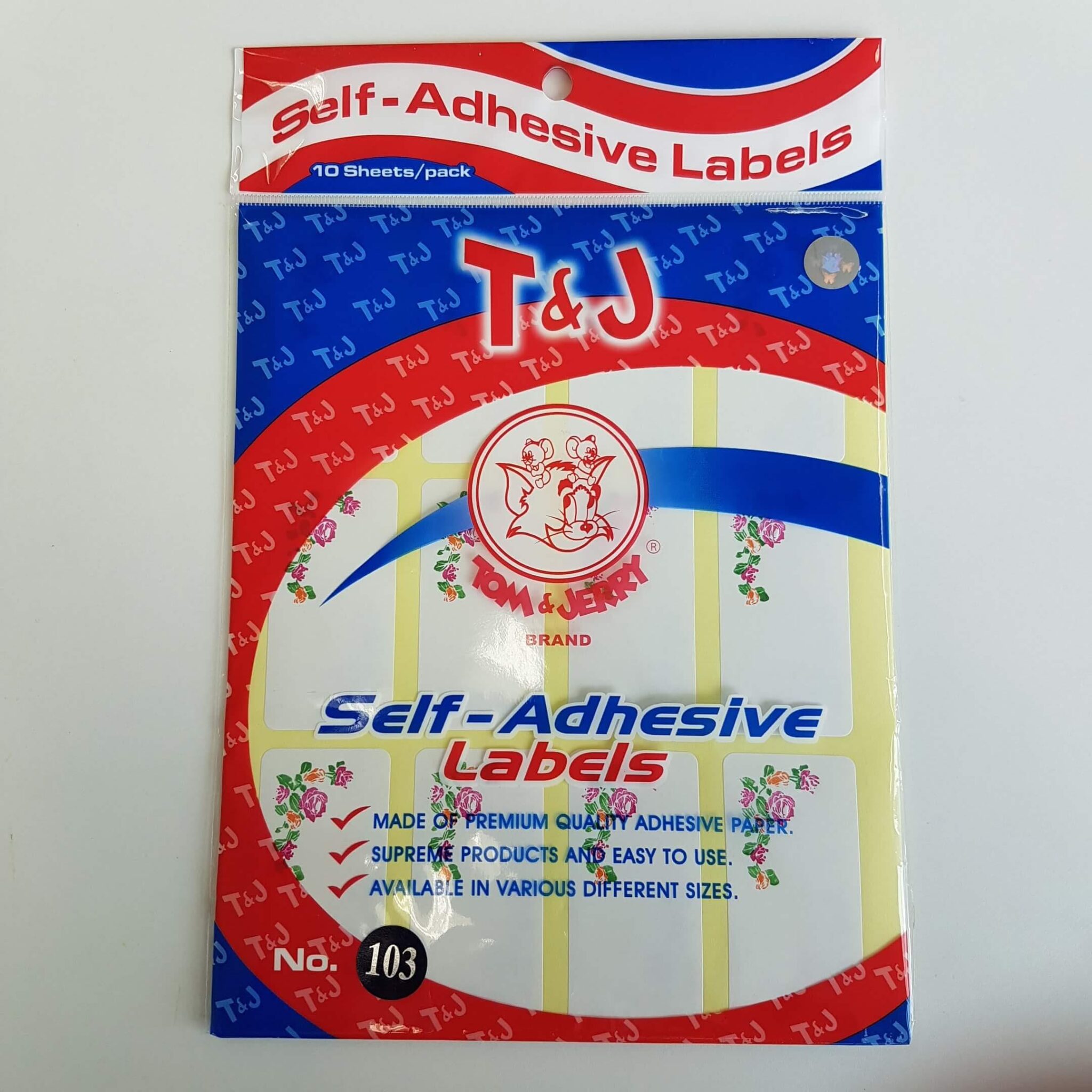 TJ Labels No. 109 — TJ Labels
