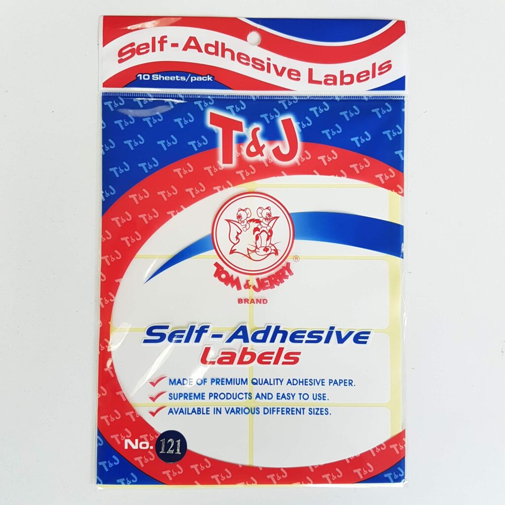 TJ Labels No. 121 — TJ Labels