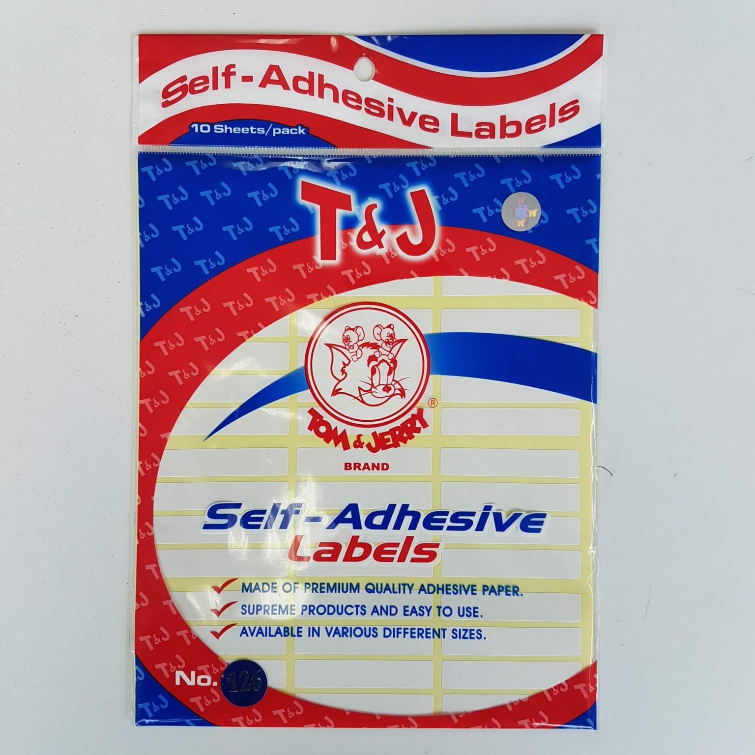 TJ Labels No. 126 — TJ Labels