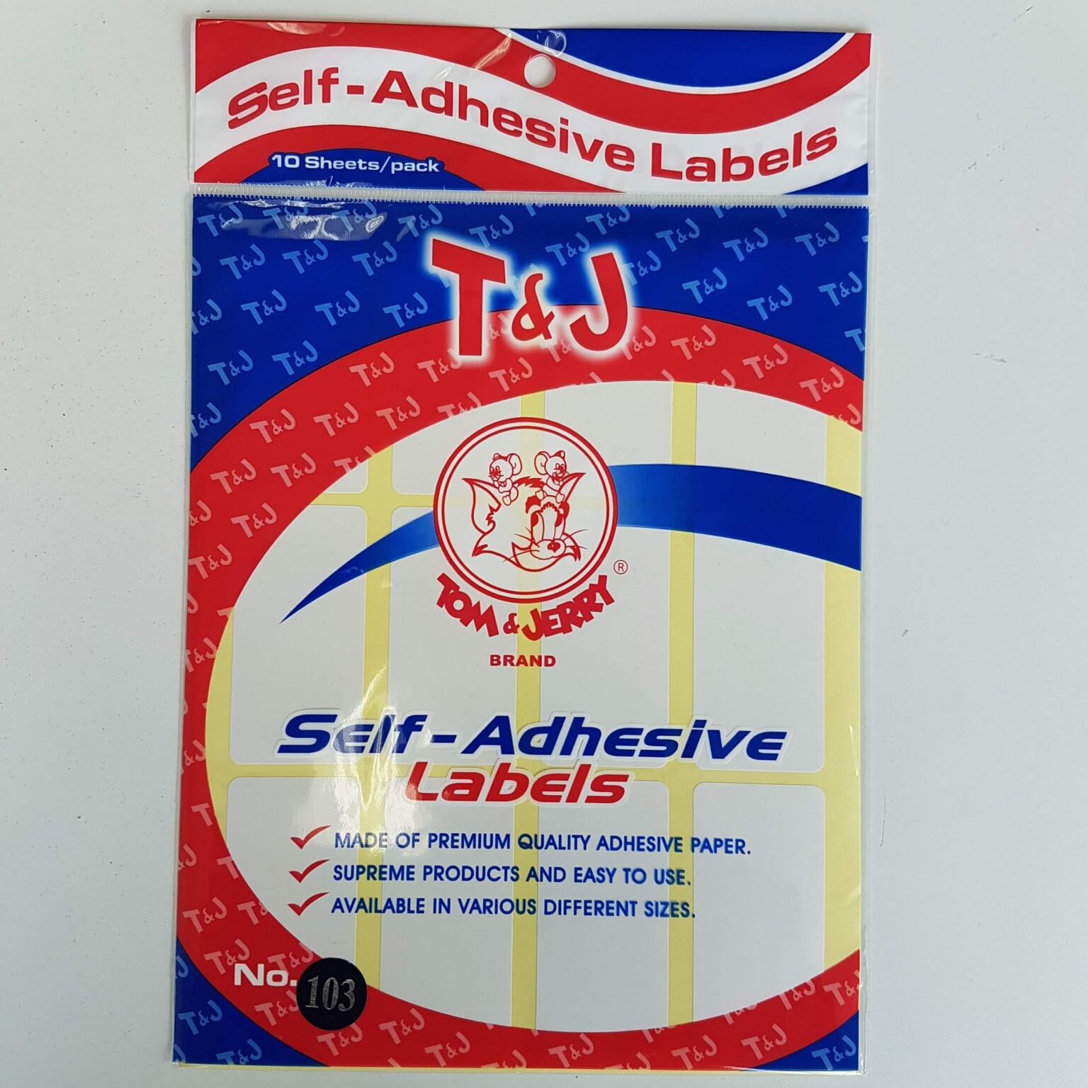 TJ Labels No. 103 — TJ Labels